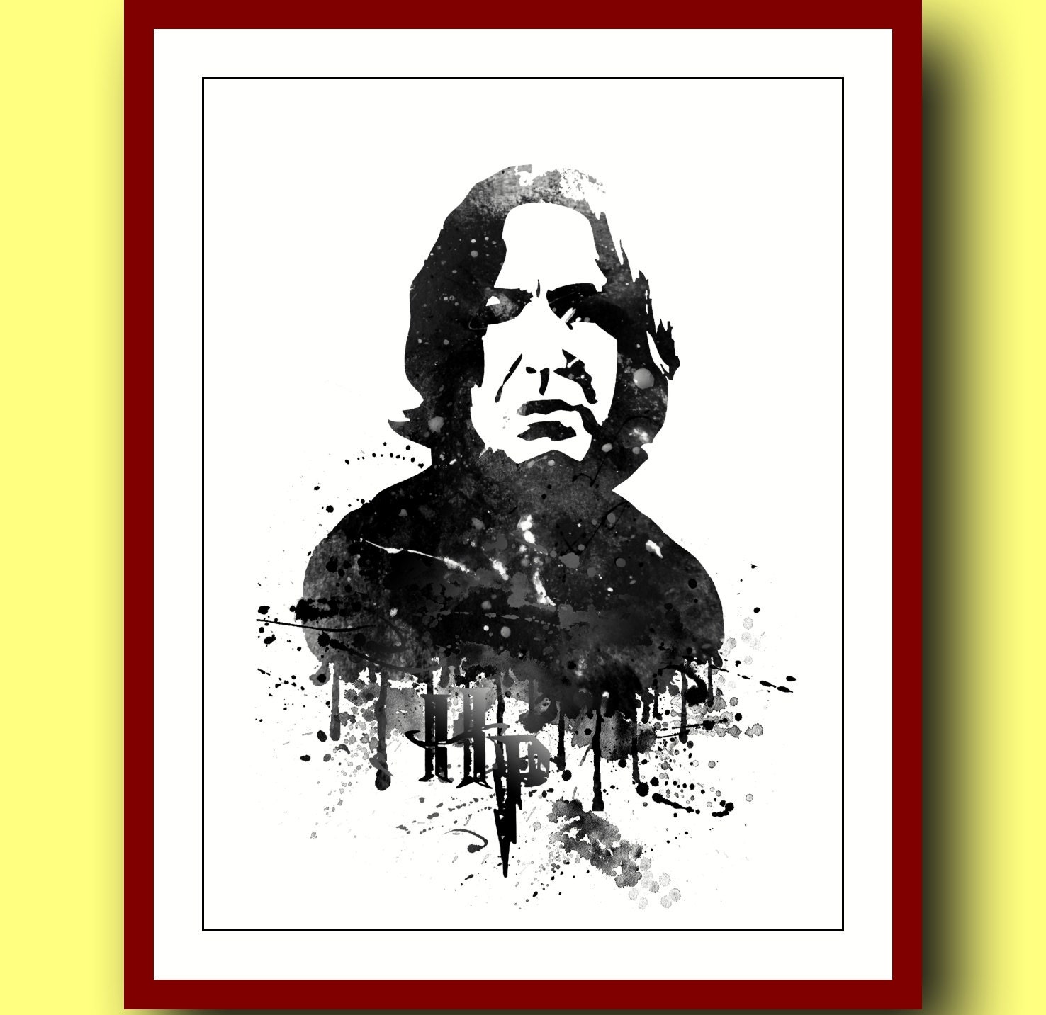 Severus Snape Poster Harry Potter Poster Harry by MarinaIdea