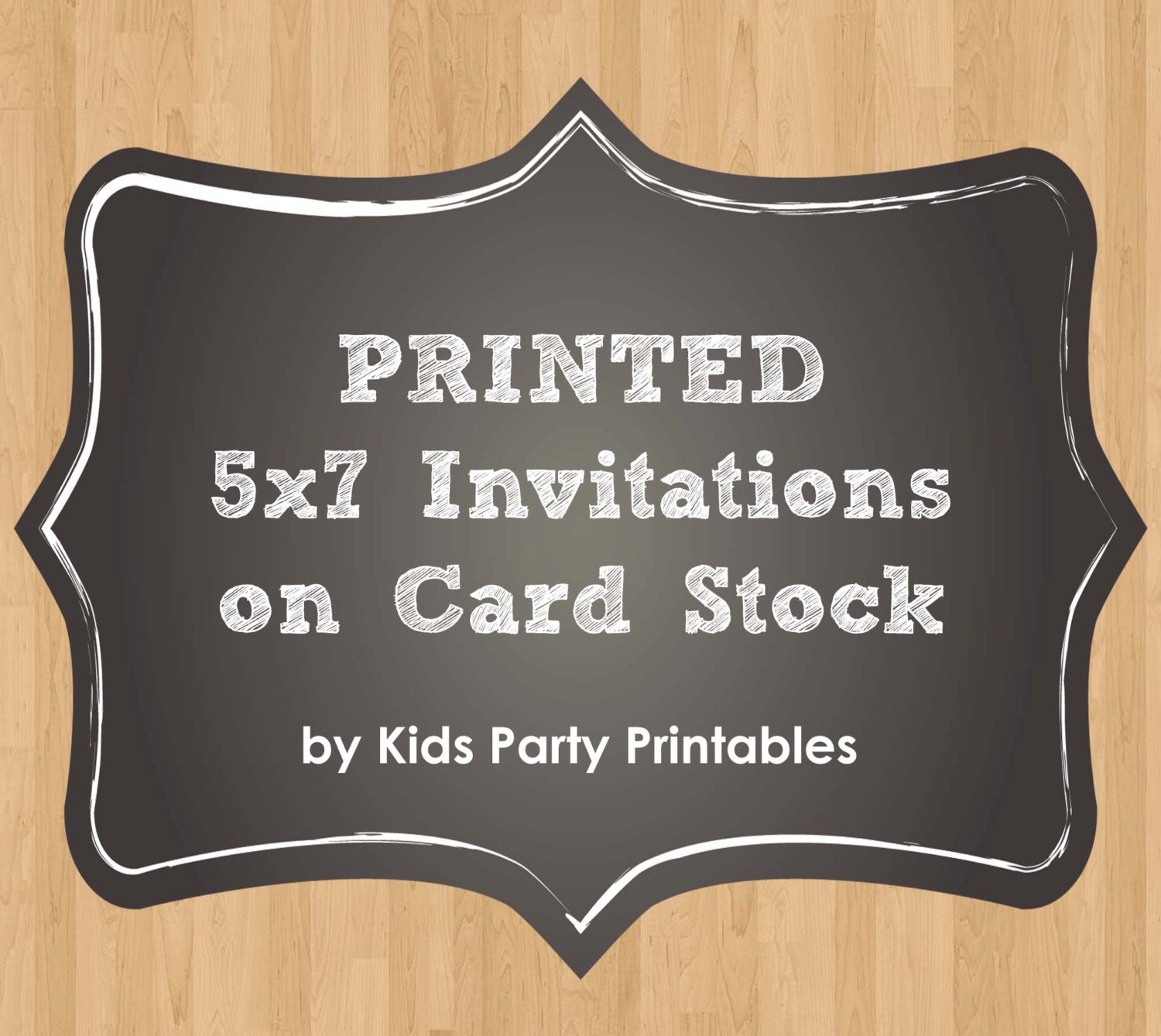 Custom PRINTED Invitations On 5x7 Card Stock Envelopes Custom PRINTED Invitations On 5x7 Card Stock Envelopes
