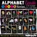 Alphabet Picture with Arrow Guides A-Z Line Cards Black Series