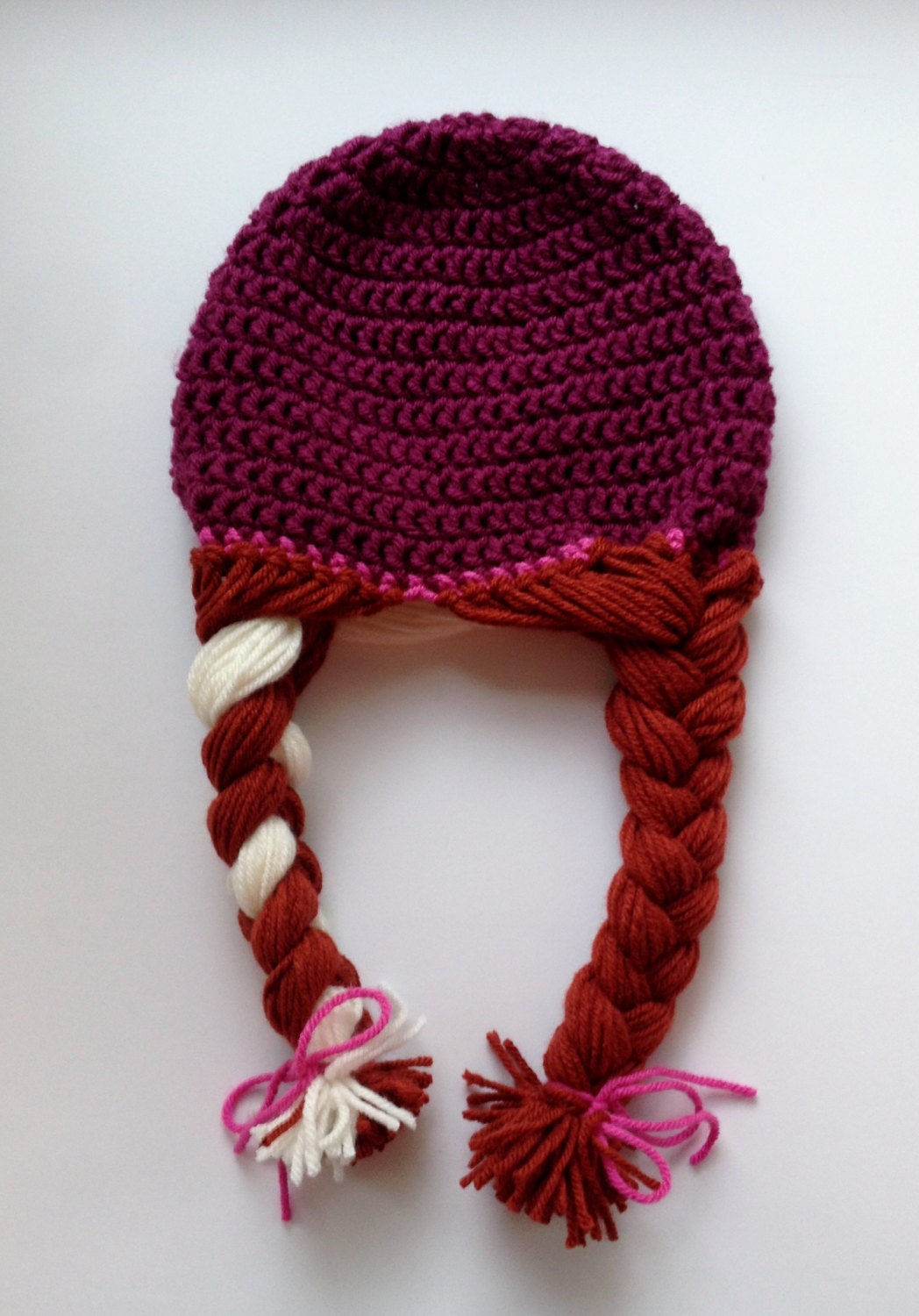 Anna Inspired Hat Anna Frozen Hat Toddler Gift by CozyNooks