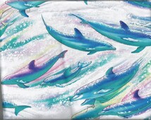 Popular items for dolphin fabric on Etsy