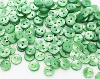 Green buttons | Etsy