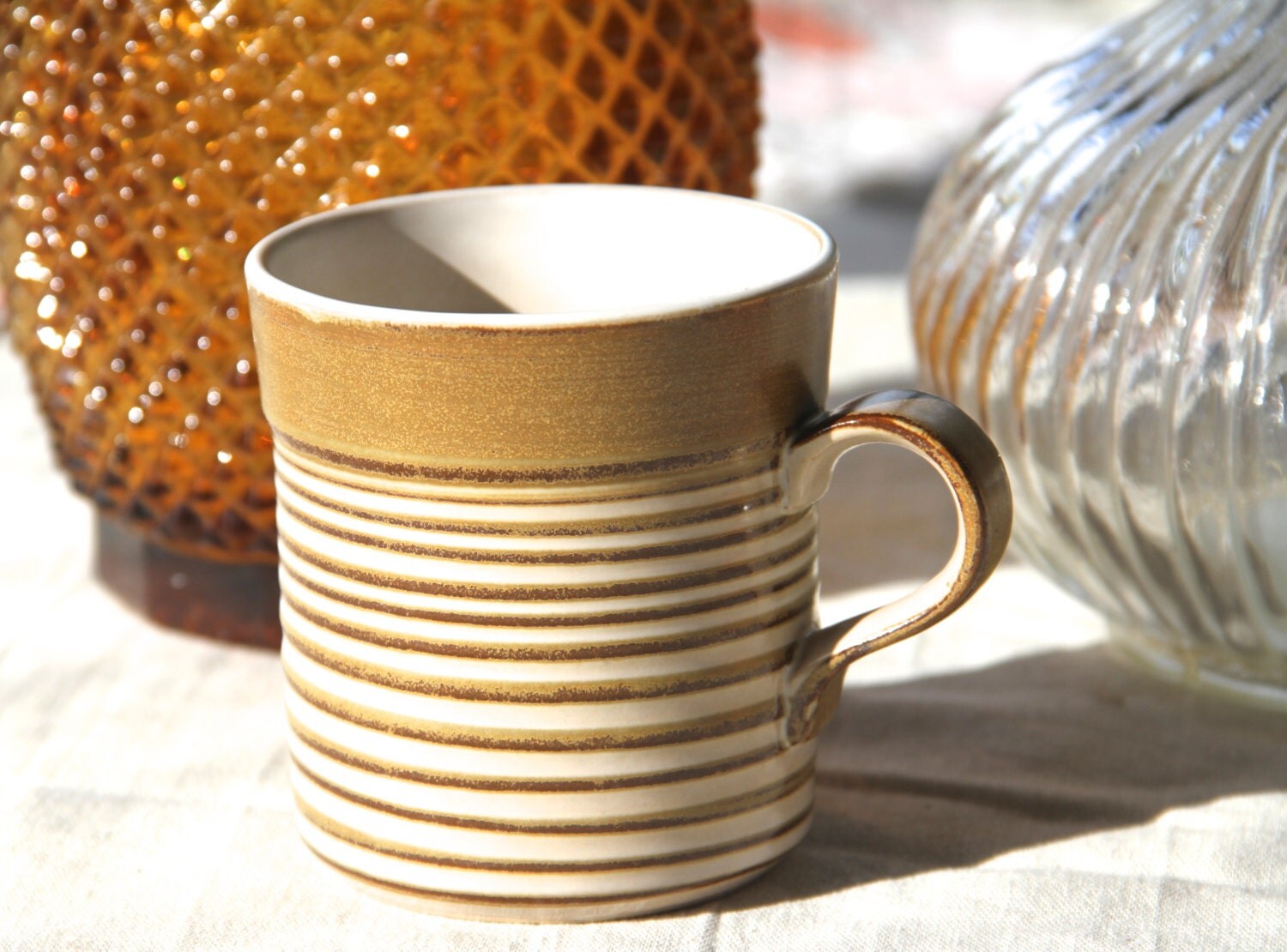 Ceramic Coffee Mug , Vintage, 1970s Retro – Haute Juice