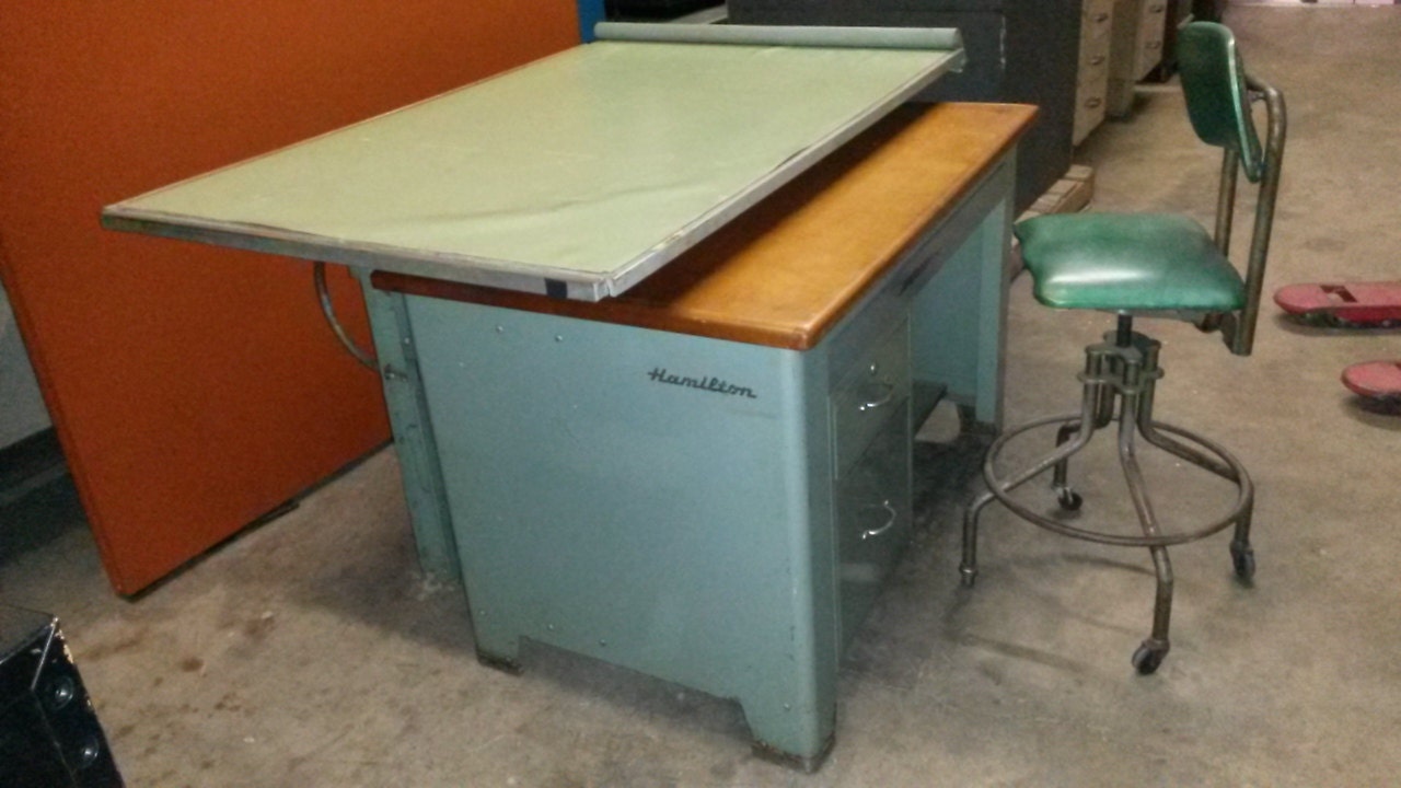Vintage Hamilton Drafting Table – Haute Juice