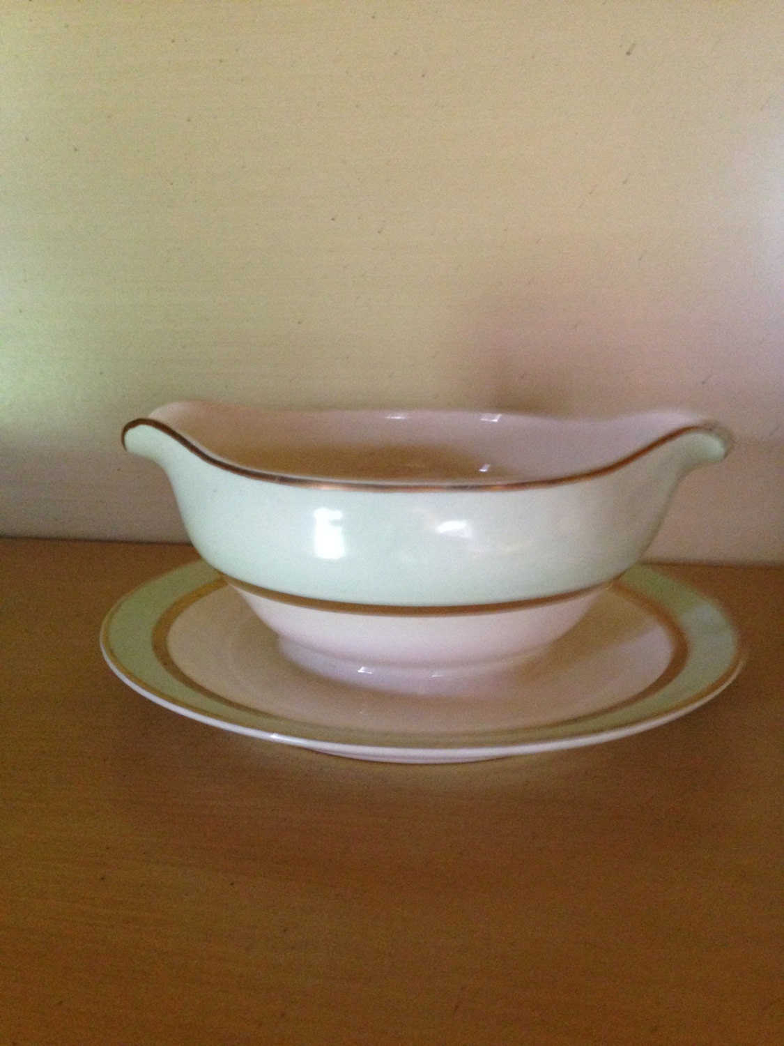Vintage Pope Gosser ‘ Spring ‘ Dinnerware Gravy Boat with Underplate ...