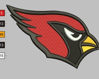 Embroidered cardinal | Etsy