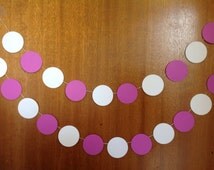 Popular items for paper circle garland on Etsy