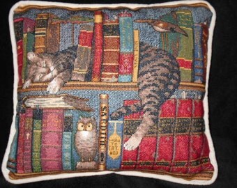 Library pillow | Etsy