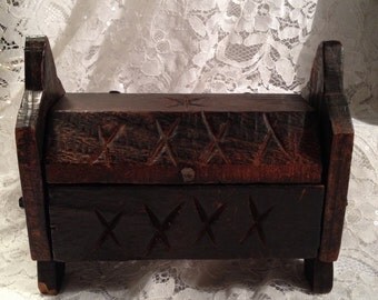 Rustic wooden box | Etsy