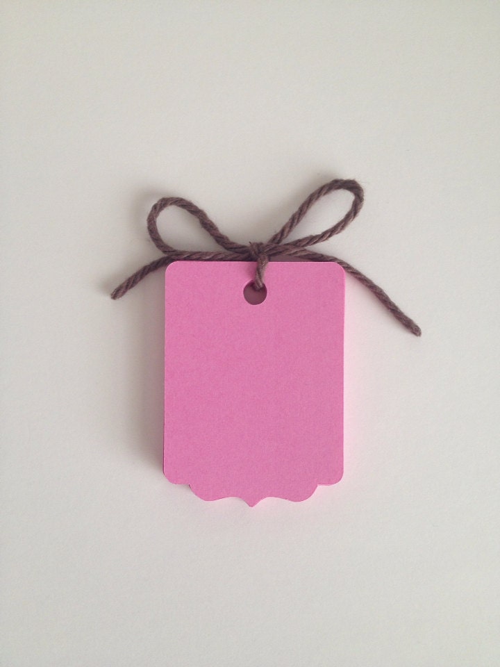 Pink Gift Tags Pink Label Tags Party Supplies Hang Tags