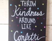Popular items for kindness sign on Etsy