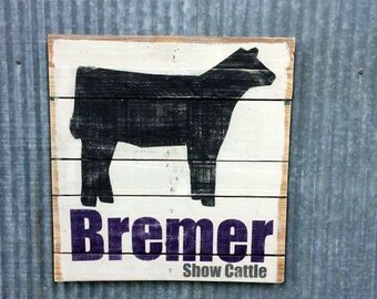 Show pig sign | Etsy