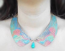 Popular items for paper necklace on Etsy