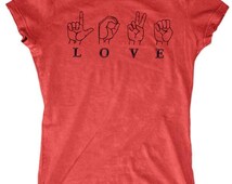 Popular items for sign language shirt on Etsy