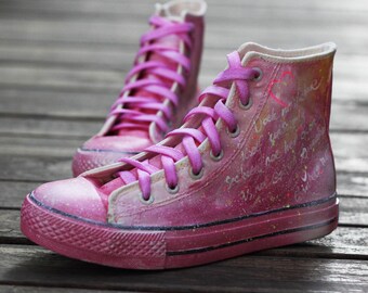 Items similar to Hand Painted Shoes - design your own on Etsy