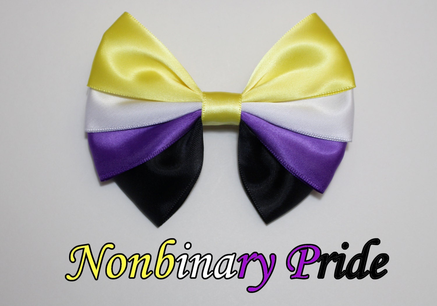 Nonbinary Pride Bow