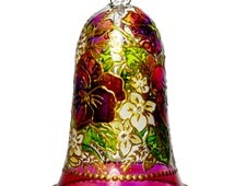 Popular items for glass bell ornament on Etsy