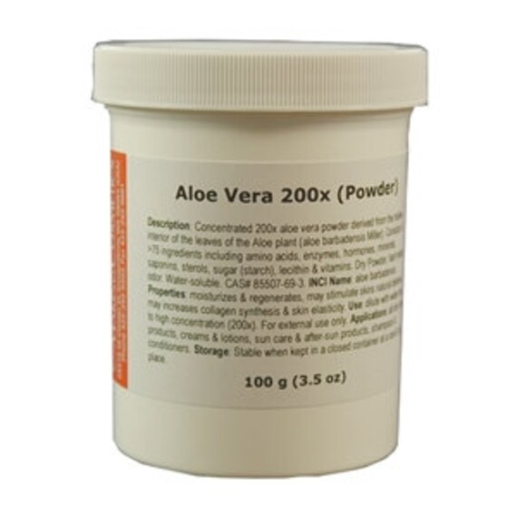 Aloe Vera Powder 200x by MakingCosmetics on Etsy