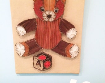 Bear string art | Etsy