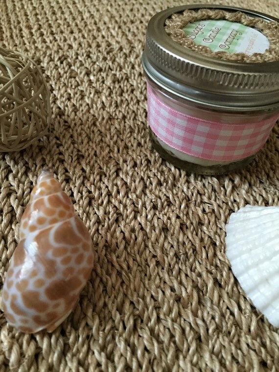 Items similar to Set of Four - 4 oz Pink Checker-wrapped Scented Soy ...