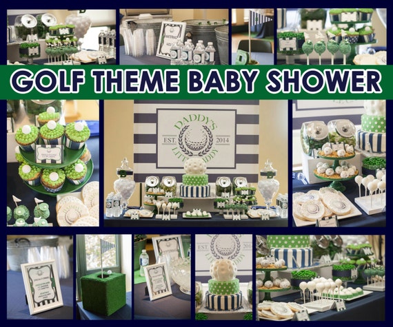 Items similar to Golf Baby Shower Invitations, Party Decorations, Party ...