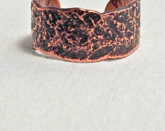 3 Stone Textured Ring 14K Genuine Alexandrite Made to order