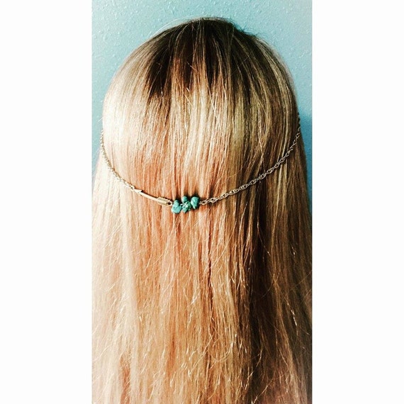 Gold headband arrow head piece arrow headband by RunninWildFree