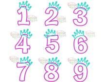 Popular items for crown and number on Etsy