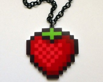 Pixel necklace | Etsy