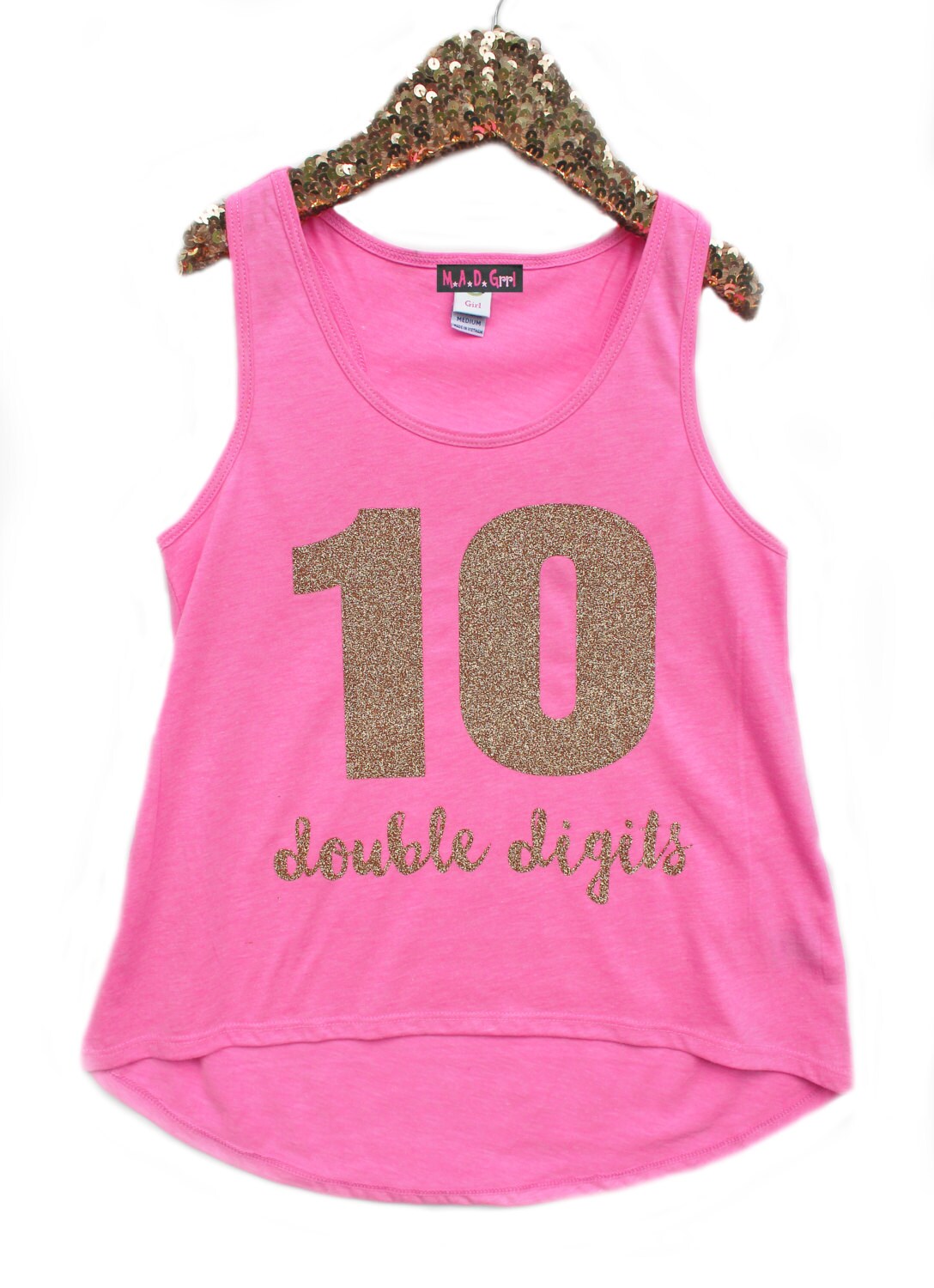 Girls Tank Top Girls Glitter Shirt Girls Personalized Shirt