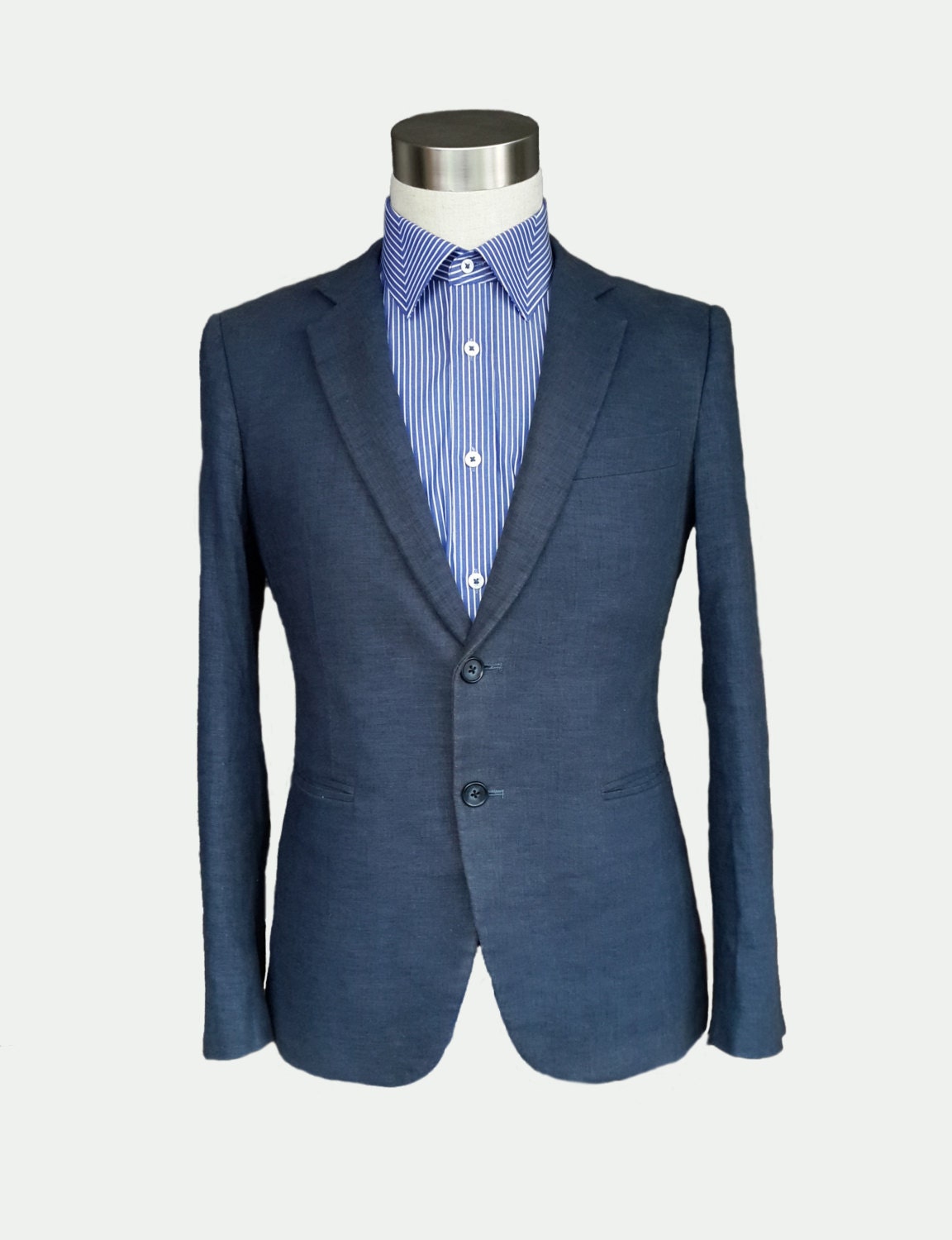 Men's custom suit/ Full canvas/100% Linen/ Custom