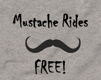 Free mustache ride | Etsy