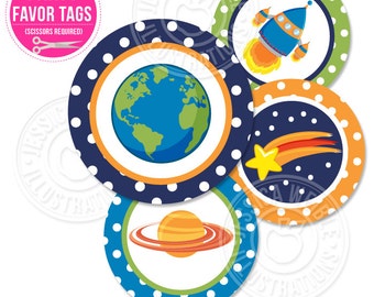 SPACE and PLANETS Printable Educational Solar System Banner