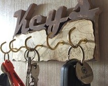 Key hook/wall monuted key hook/ shabby chic style key hooks