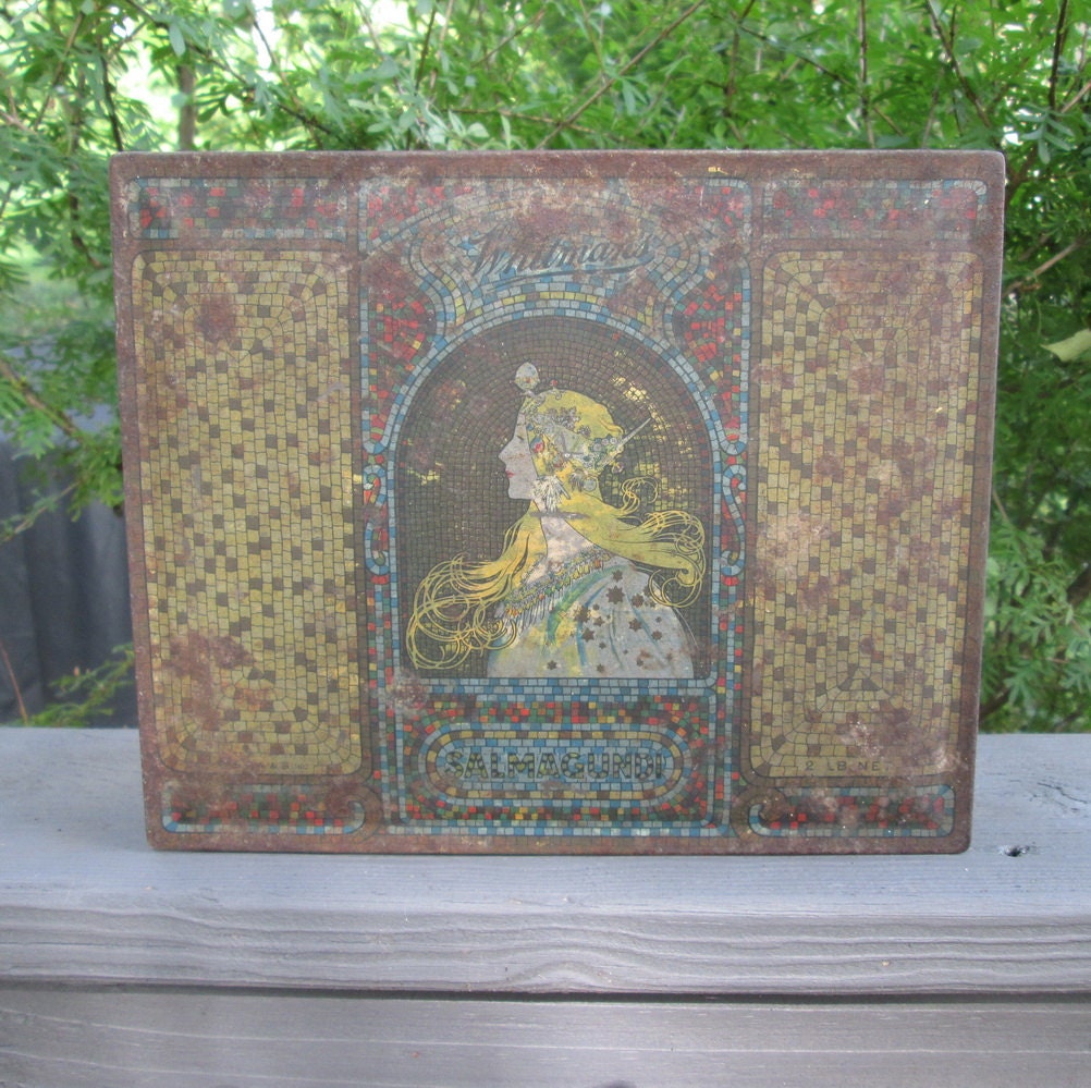 Vintage Candy Tin – Whitman’s Chocolates – 1924 – Haute Juice