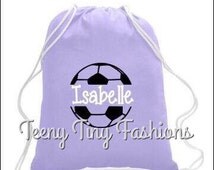 Soccer bag ~ sports Bag ~ Girls Tote ~ soccer lesson bag ~ soccer tote ...