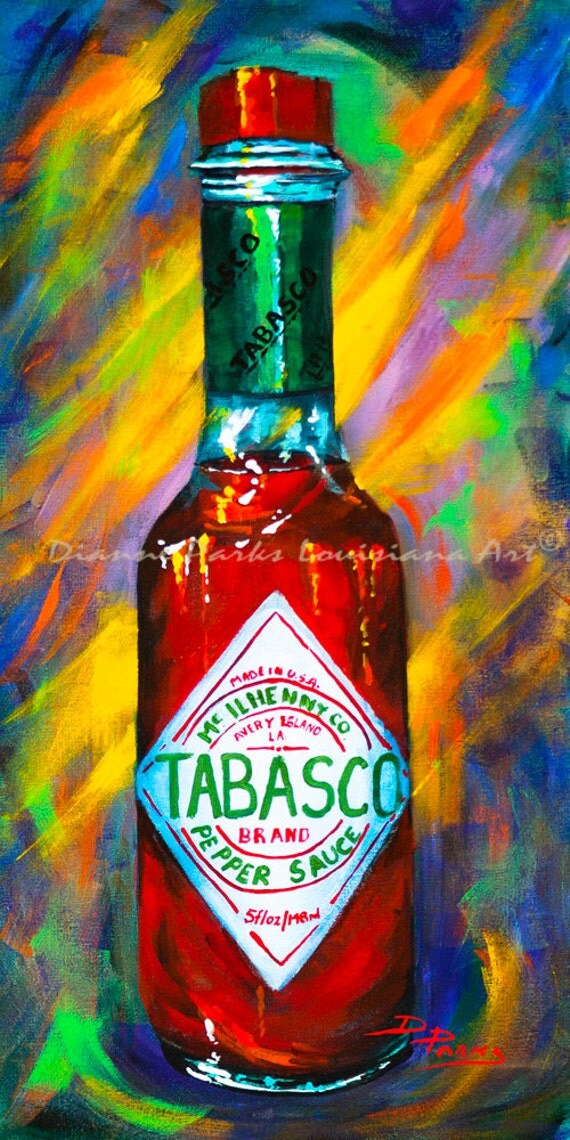 Awesome Sauce Tabasco FREE SHIPPING New Orleans Art Print