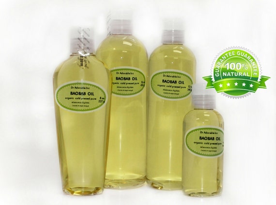 4 Oz Baobab Oil 100% Pure & Organic Cold Pressed by kessil2000