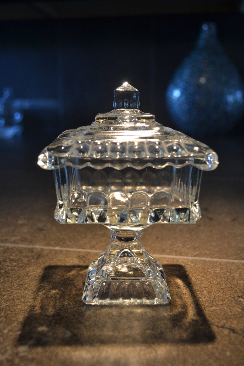 Vintage Clear Pressed Glass Candy Dish – Haute Juice