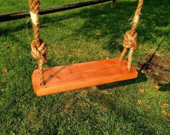 Wood tree swings | Etsy