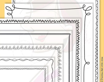 Hand drawn border | Etsy