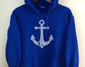 Unique anchor sweatshirt related items | Etsy