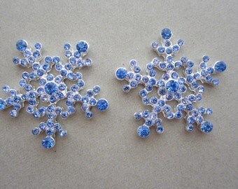 Rhinestone snowflake | Etsy