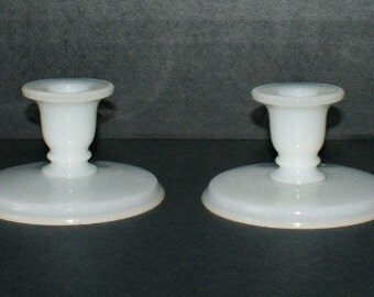 White candlesticks | Etsy