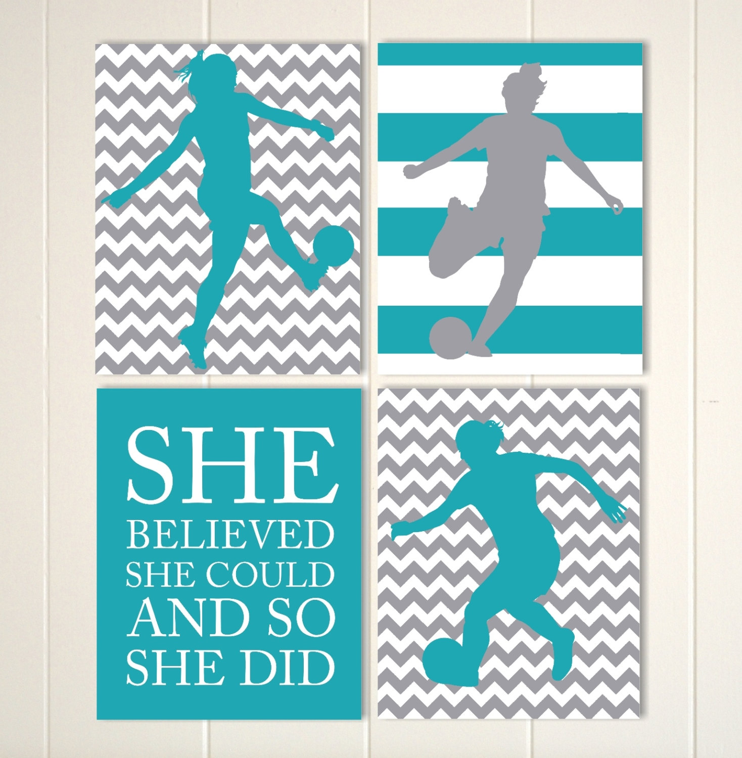 Soccer room decor soccer girl wall art girls wall art teen