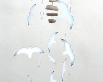 Flying bird mobile | Etsy