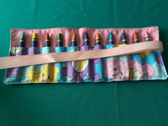 Items similar to Care Bears Crayon Roll on Etsy