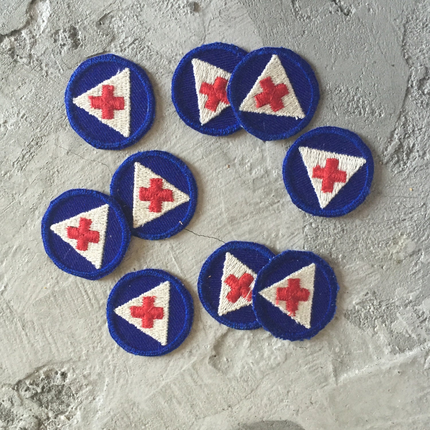 Vintage Red Cross Patches