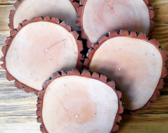 Wood disc ornament | Etsy