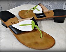 Unique leaf sandals related items | Etsy